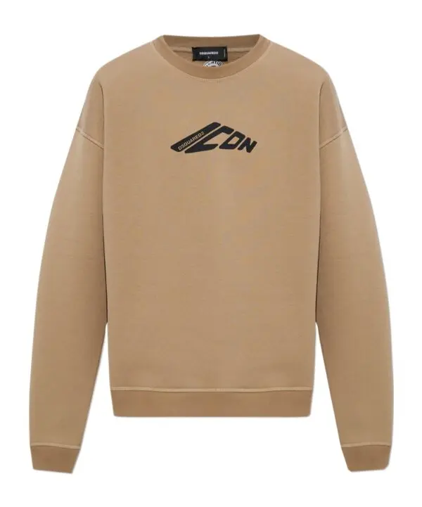 Dsquared2 Icon Logo Printed Crewneck Sweatshirt