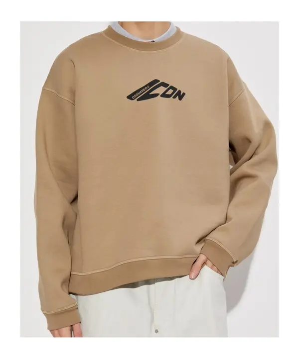 Dsquared2 Icon Logo Printed Crewneck Sweatshirt