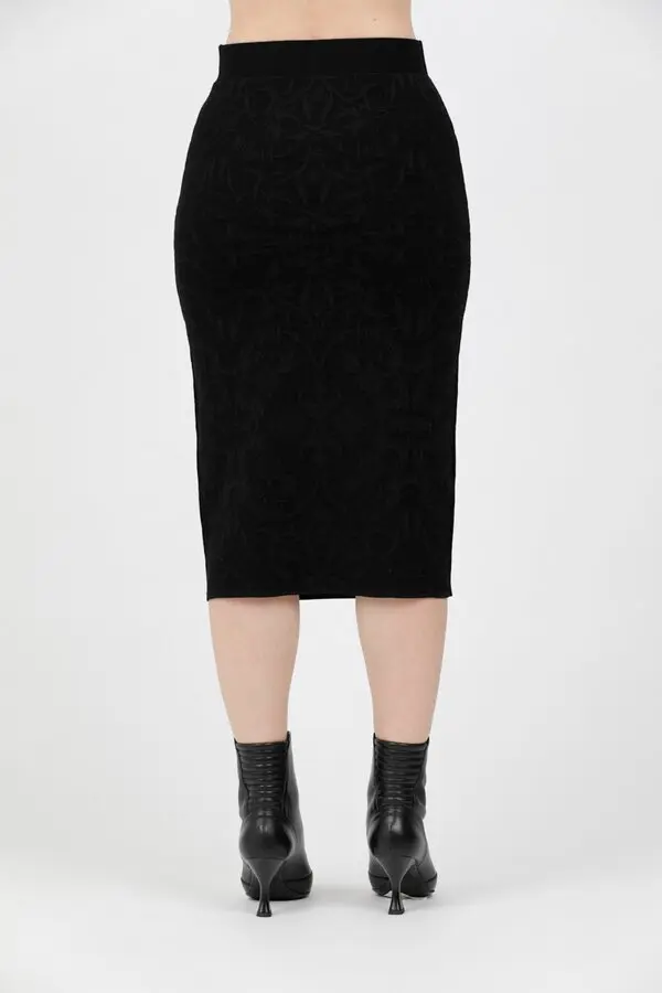 Max Mara Adunco Straight Hem Midi Skirt