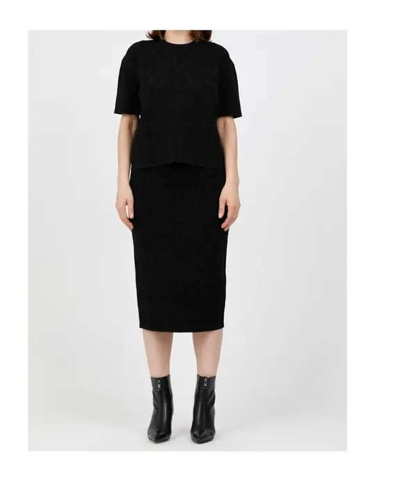 Max Mara Adunco Straight Hem Midi Skirt