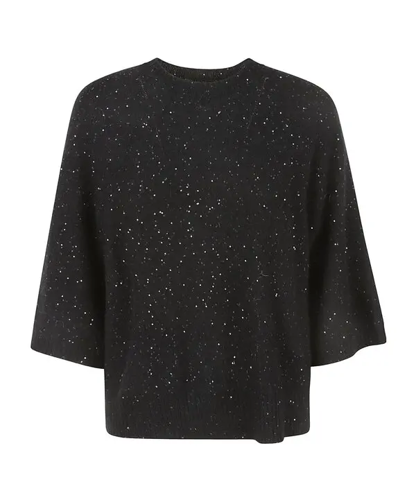 Fabiana Filippi Embellished Ribbed Sweater