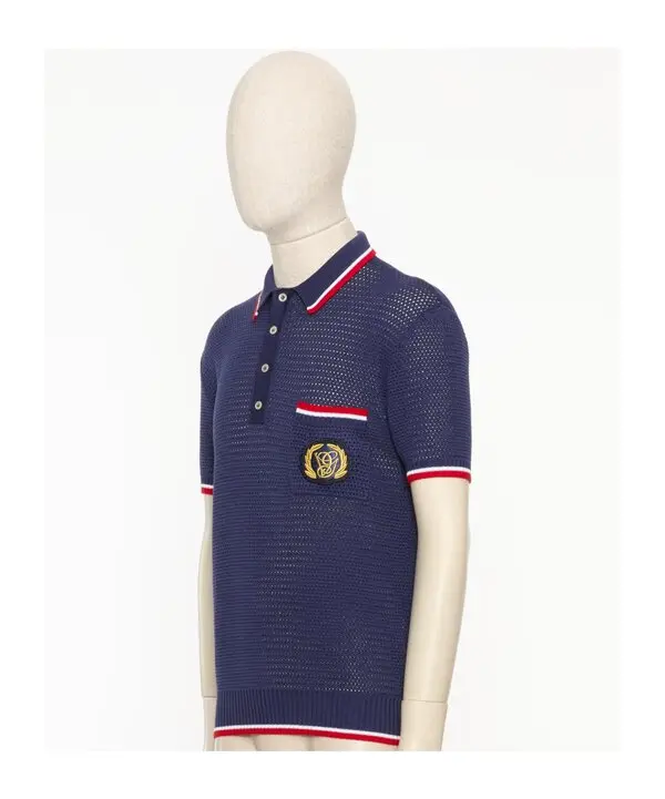 Valentino Garavani Cotton Polo Shirt With Vg Patch