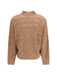 Brunello Cucinelli Dazzling Braids Zip Cardigan - Brown