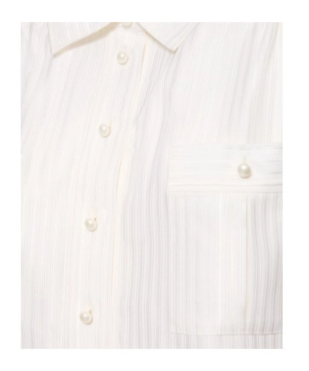 Alessandra Rich Button-front Jacquard Shirt