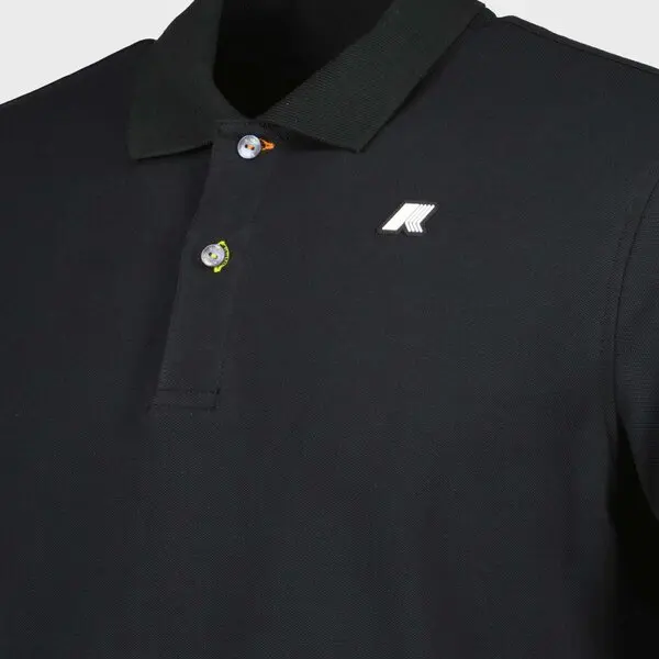 K-WAY Logo Patch Short-sleeved Polo Shirt