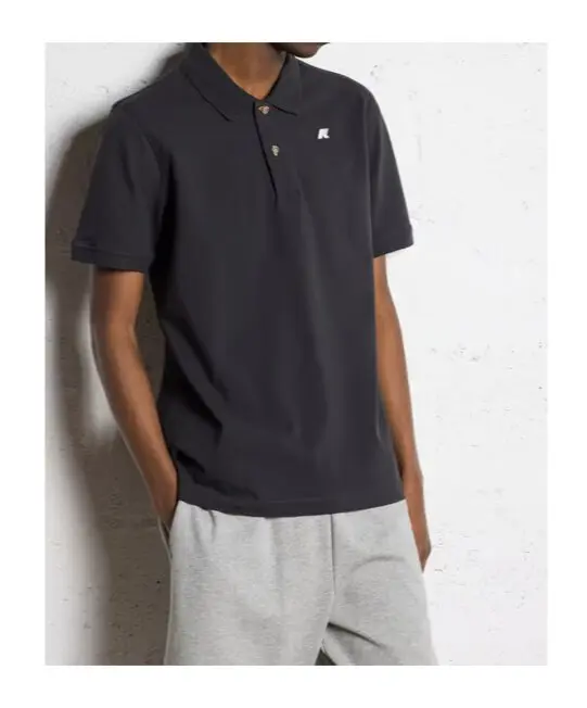 K-WAY Logo Patch Short-sleeved Polo Shirt