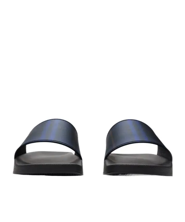 Burberry Check Slides - Midnight