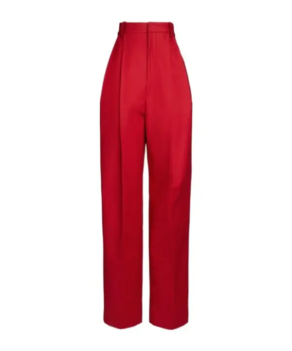 Jacquemus Pleated Zipper Casual Pants