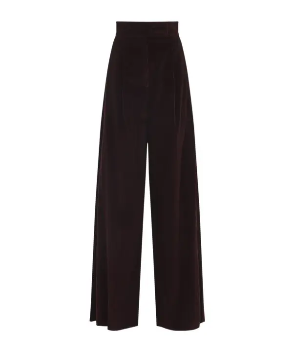 Max Mara High-waist Wide-leg Corduroy Trousers