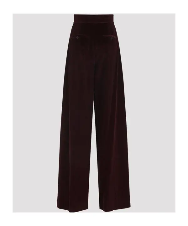 Max Mara High-waist Wide-leg Corduroy Trousers