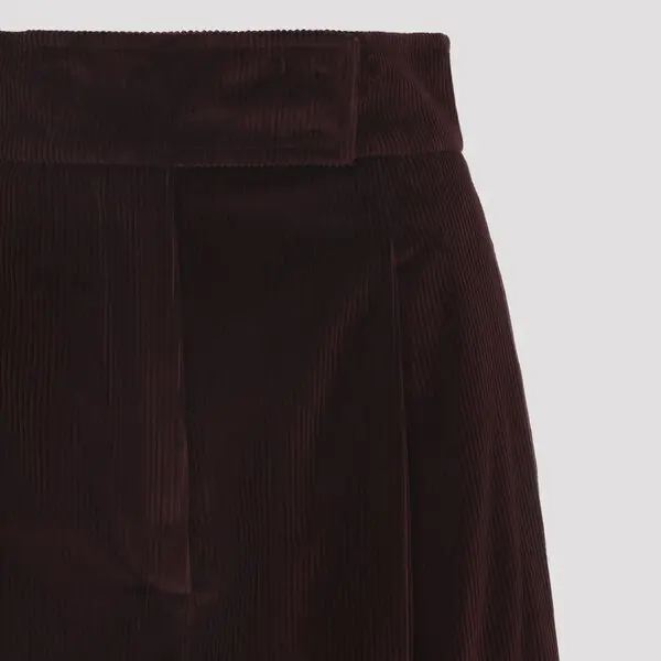 Max Mara High-waist Wide-leg Corduroy Trousers