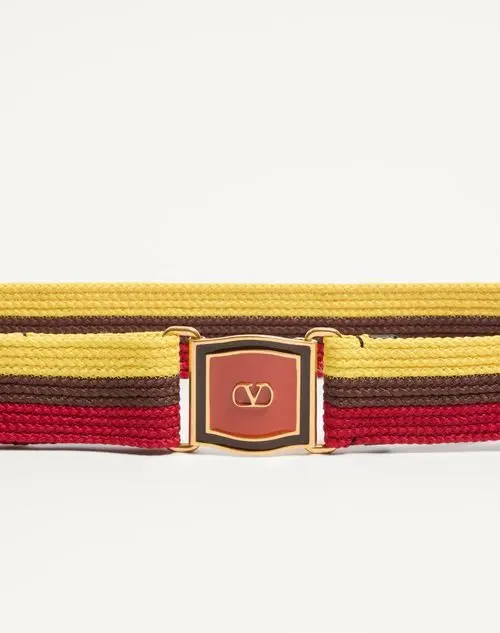 Valentino Garavani Vlogo Signature Ribbon Belt