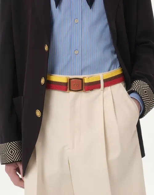 Valentino Garavani Vlogo Signature Ribbon Belt
