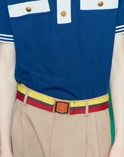 Valentino Garavani Vlogo Signature Ribbon Belt