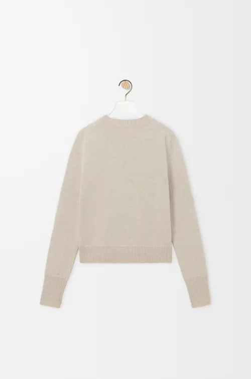 Loewe Wool Sweater With Embroidered Logo
