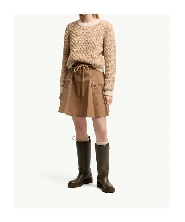 Moncler Wool Blend Cable Knit Jumper
