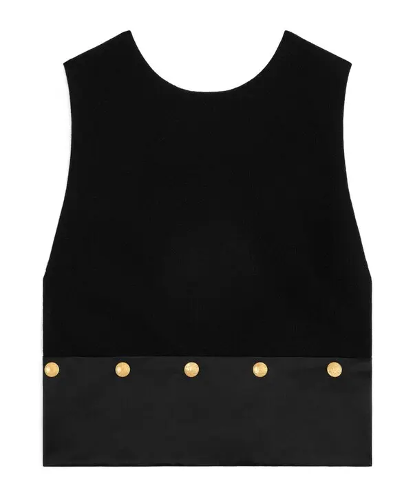 Celine Viscose Top With Open Back