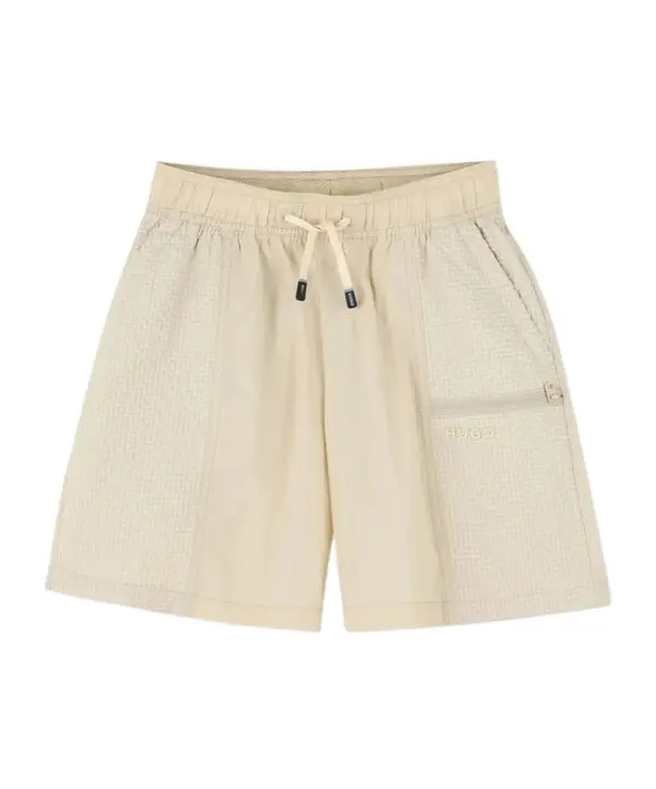Hugo Boss Logo Embroidered Shorts