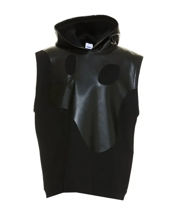 Burberry Sleeveless Leather Hoodie