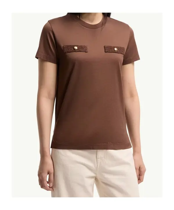 Moncler Cotton T-shirt With Mock Pockets