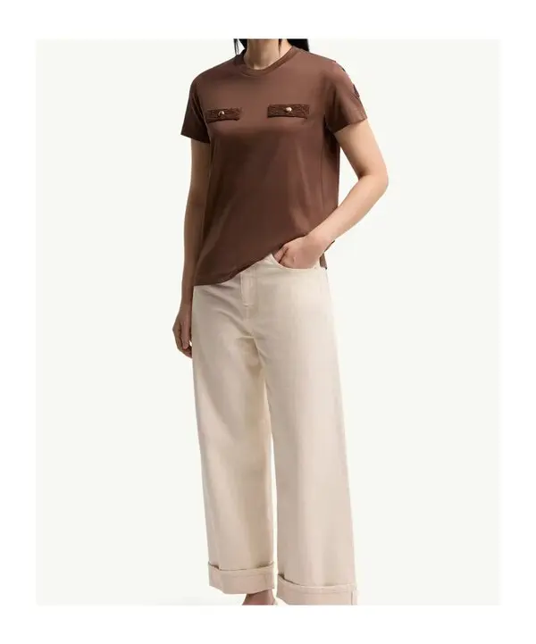Moncler Cotton T-shirt With Mock Pockets