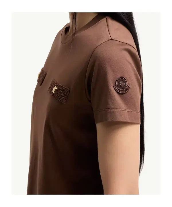 Moncler Cotton T-shirt With Mock Pockets