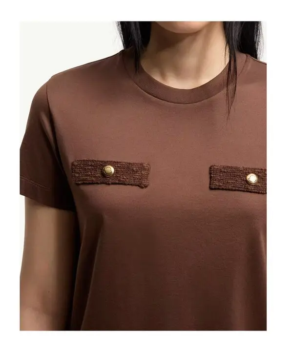 Moncler Cotton T-shirt With Mock Pockets