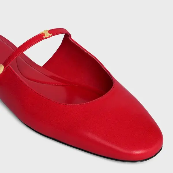 Celine Macaron Mule In Goatskin