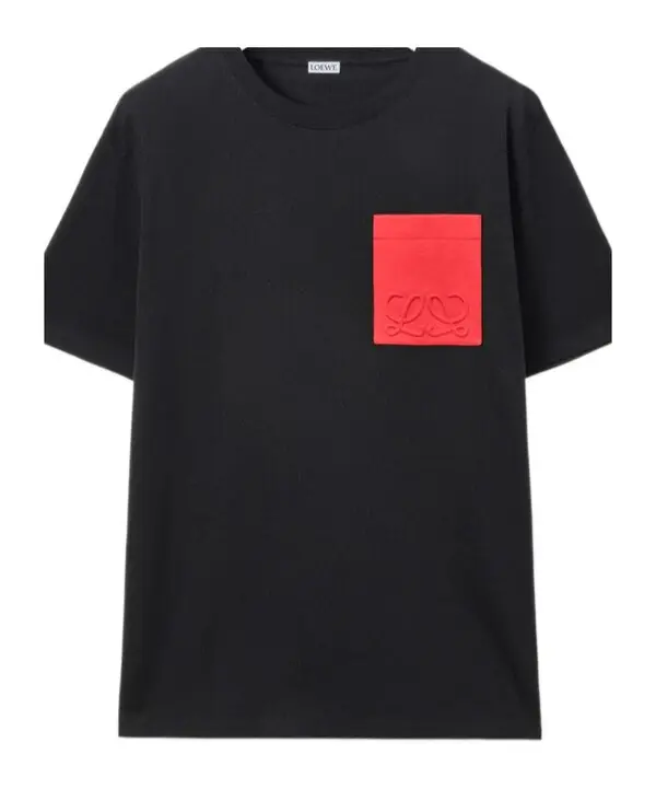 Loewe Relaxed Fit T-shirt In Cotton - Black
