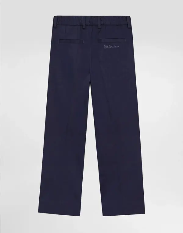 Dolce & Gabbana Embroidered Logo Trousers