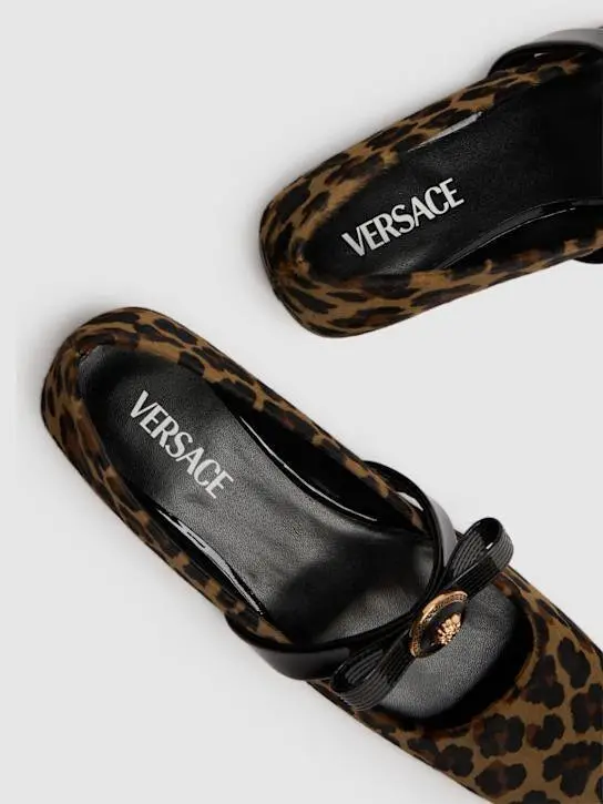 Versace Round Head Ballet Shoes