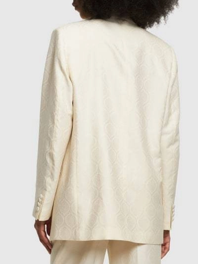Etro Jacquard Double-breasted Suit Jacket