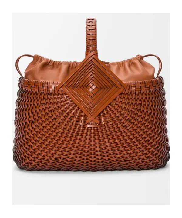 Loewe Diamond Square Basket In Calfskin