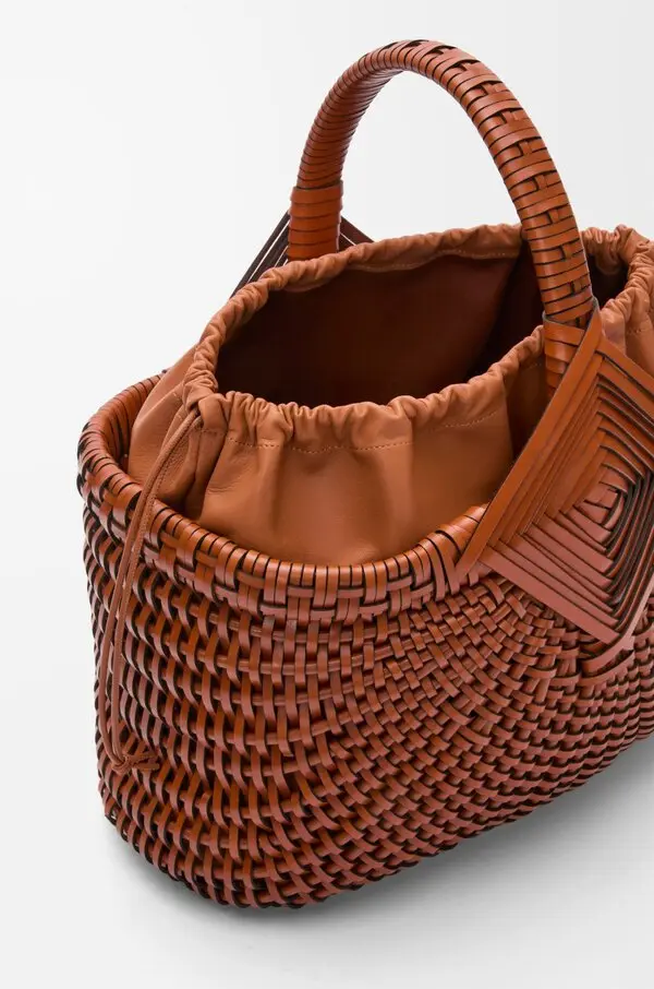 Loewe Diamond Square Basket In Calfskin