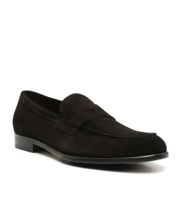 DOUCAL'S Round Toe Loafers