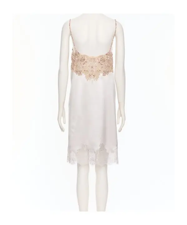 Valentino Garavani Lace Trimmed Suspender Dress
