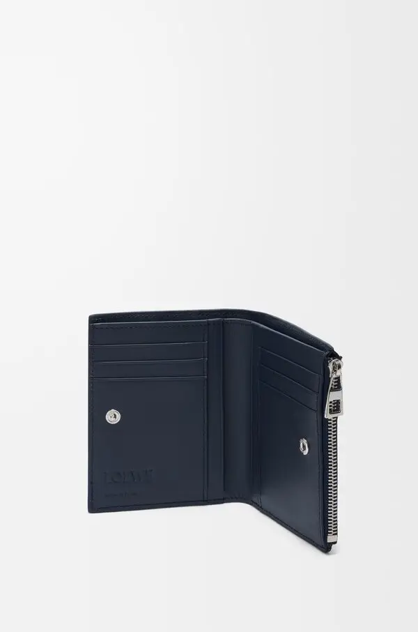 Loewe Flag Slim Compact Wallet In Classic Calfskin