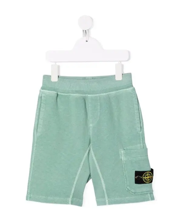 Stone Island Logo Decal Shorts