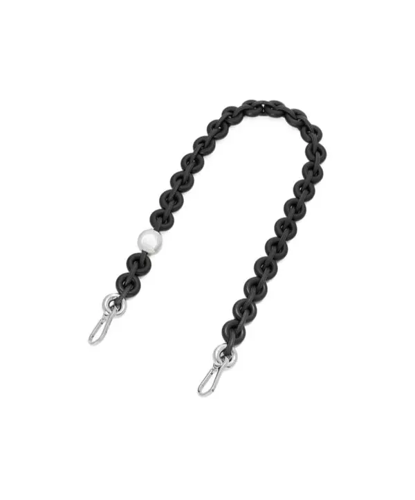 Loewe Donut Chain In Calfskin - Black