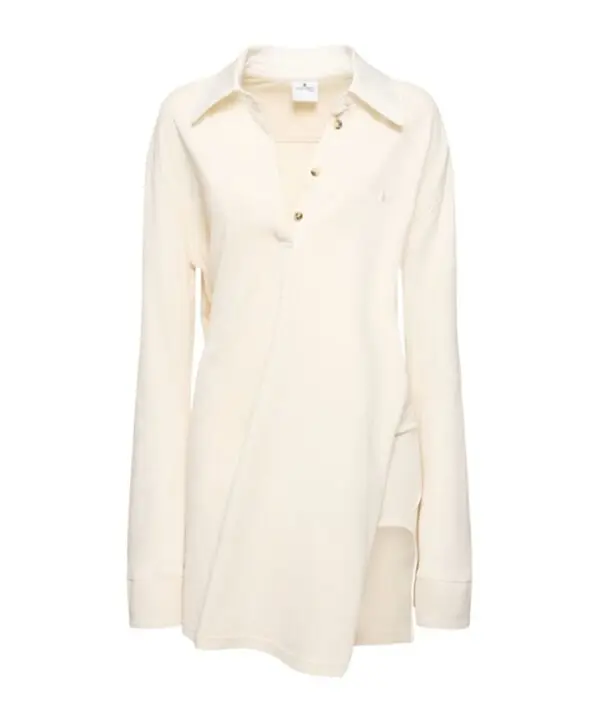 COURREGES Long-sleeved Polo Shirt