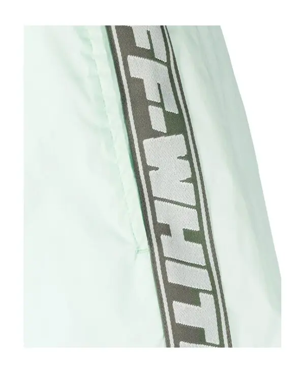 Off-White Logo-tape Swim Shorts