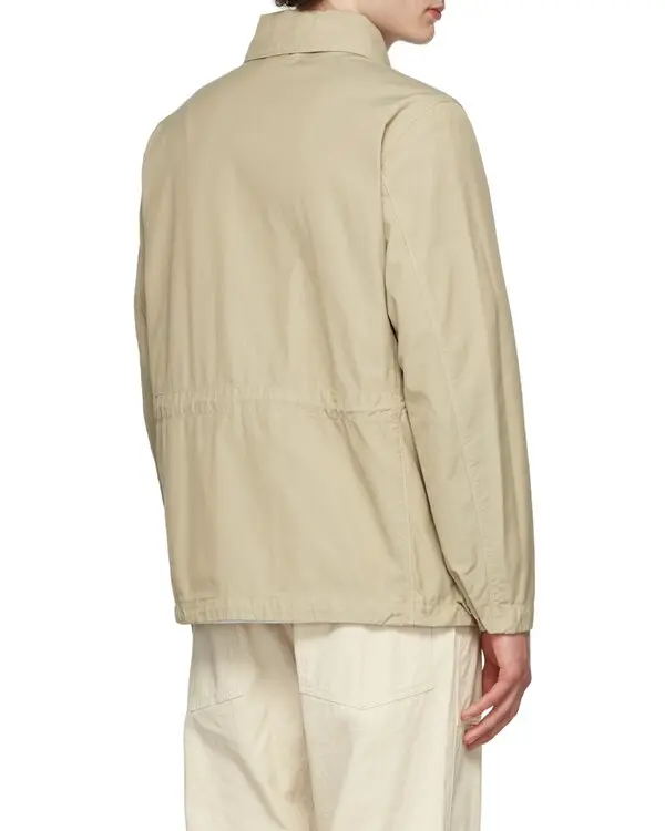 Stone Island Logo Patch Zipped Field Jacket