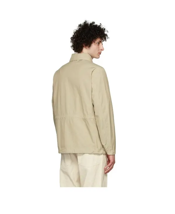 Stone Island Logo Patch Zipped Field Jacket