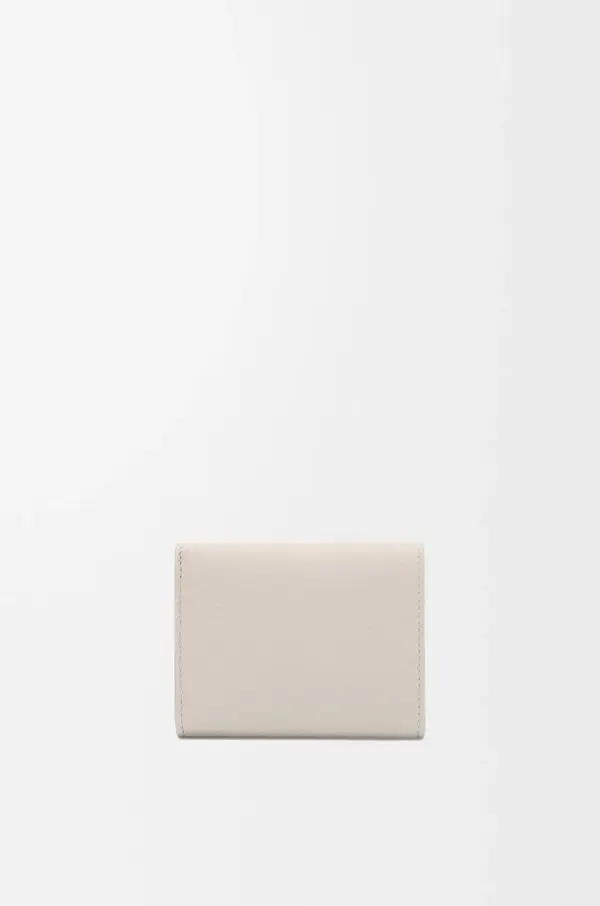 Loewe Anagram Trifold Wallet In Pebble Grained Calfskin