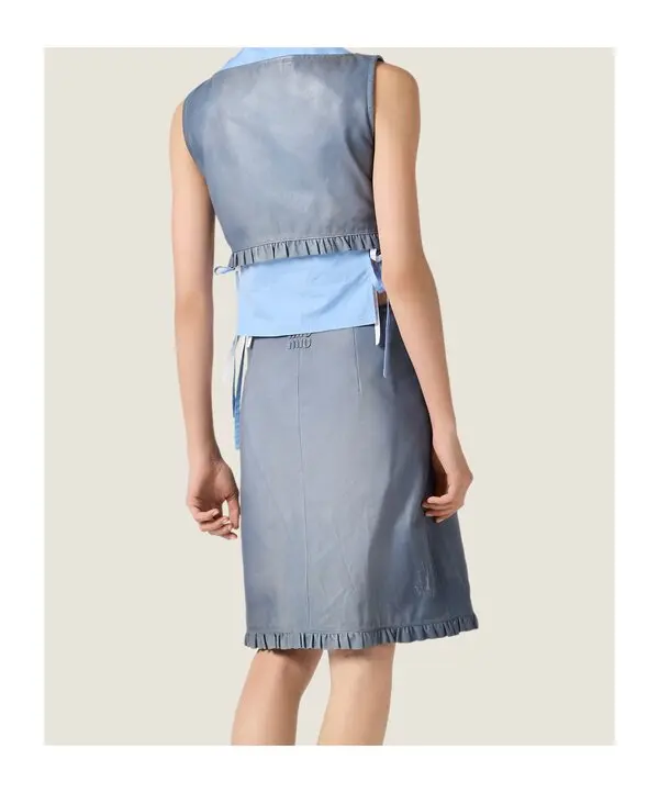 Miu Miu Nappa Leather Top