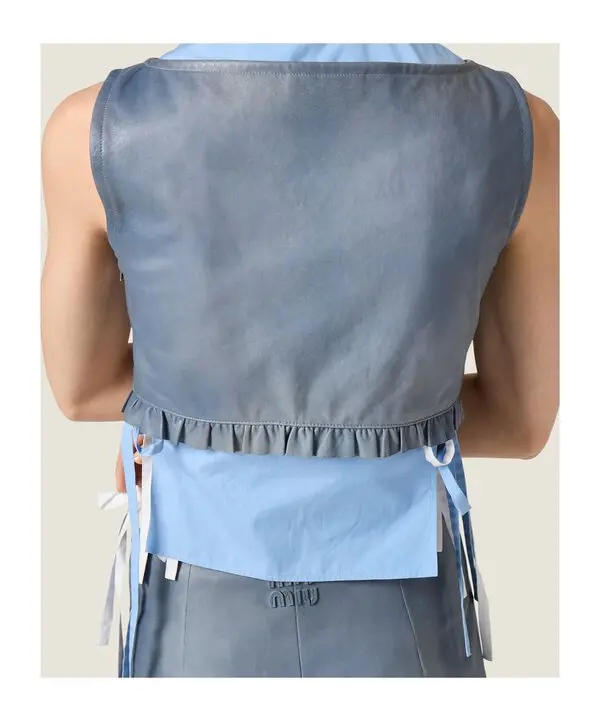 Miu Miu Nappa Leather Top