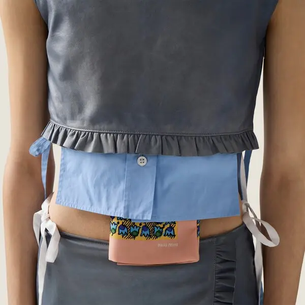 Miu Miu Nappa Leather Top