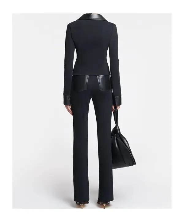 Nanushka Slim-leg Fine-ribbed Trousers