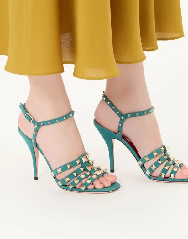 Valentino Garavani Studded High-heeled Sandals