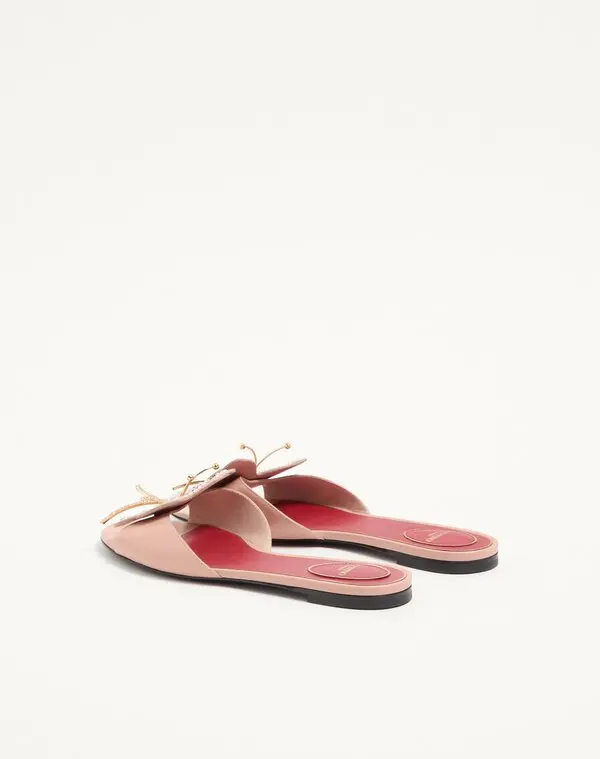 Valentino Garavani Embellished Butterfly Flat Sandals